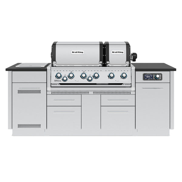 Broil King Imperial QS 690i 6-Burner Gas Grill Island / 699884, 699887 ...