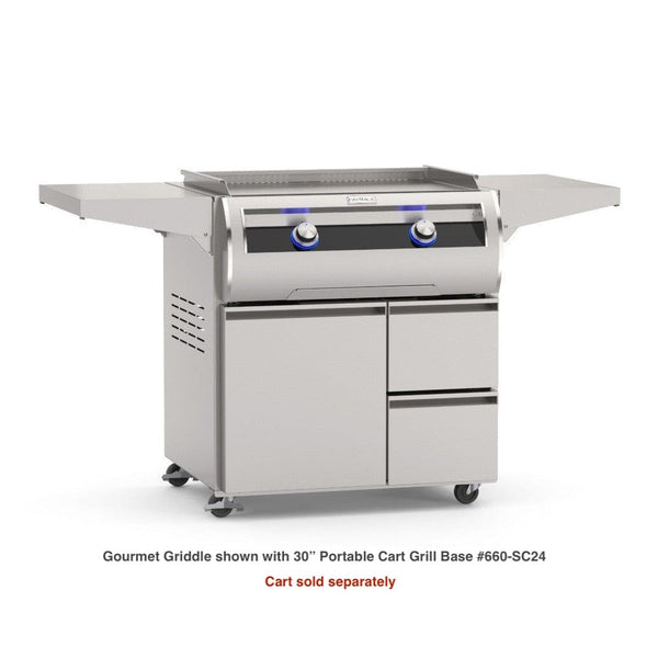 Fire Magic Echelon 30" Built-In Gourmet Griddle with Black Glass ...