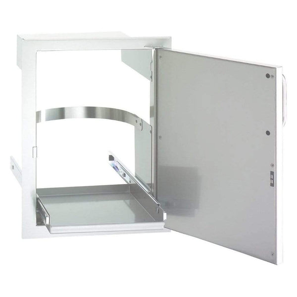 Fire Magic Flush Mounted Single Access Door with Tank Tray and Louvers