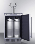 Summit 24" Wide Built-In Outdoor Commercial Beer Kegerator / 5.6 cu.ft