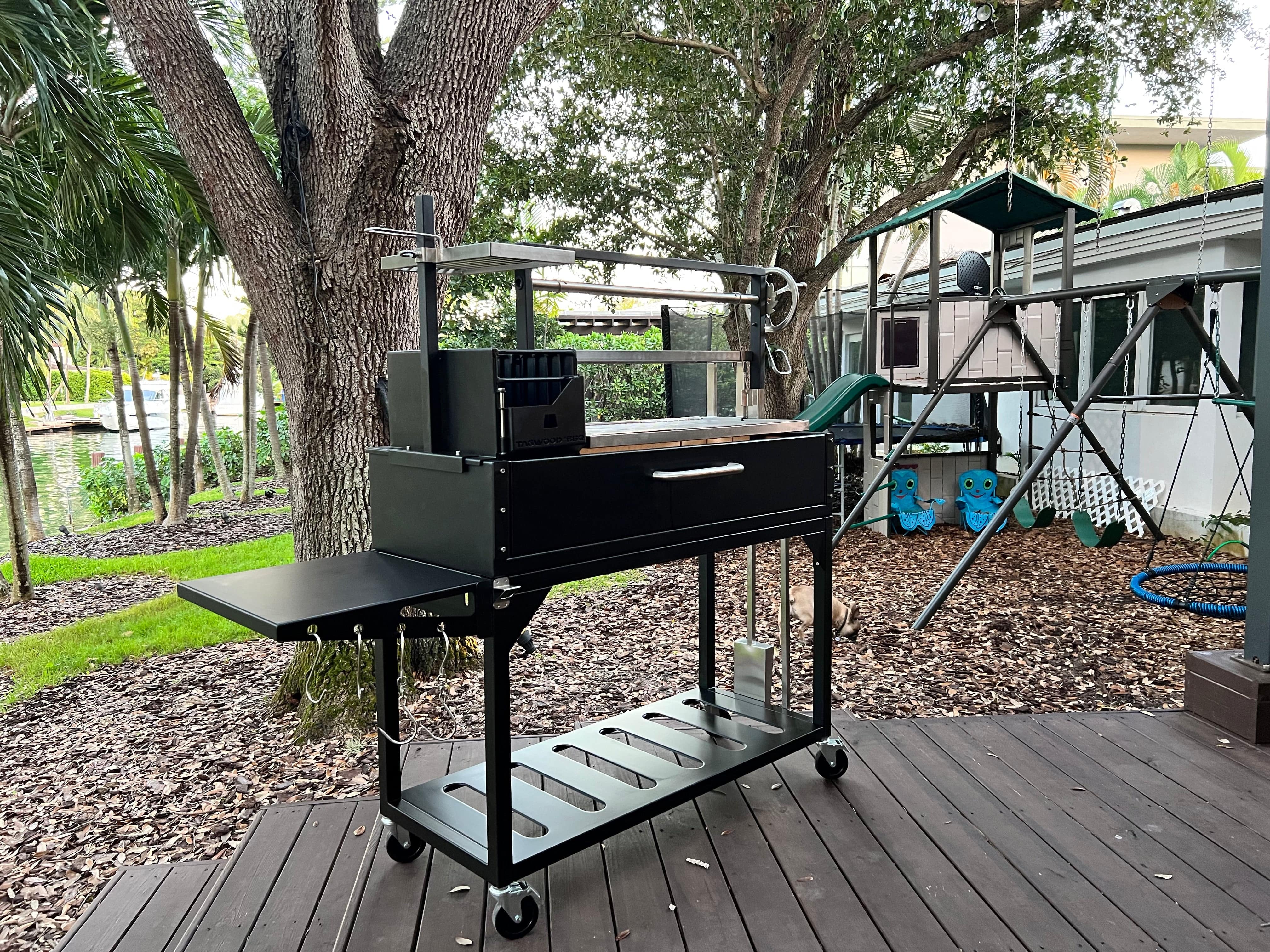 Tagwood BBQ Argentine Santa Maria Wood Fire & Charcoal Gaucho Gril